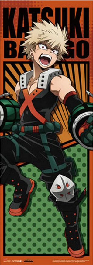 MHA - Katsuki Bakugo Hero Suit Human Size Wall Scroll | Northern ...