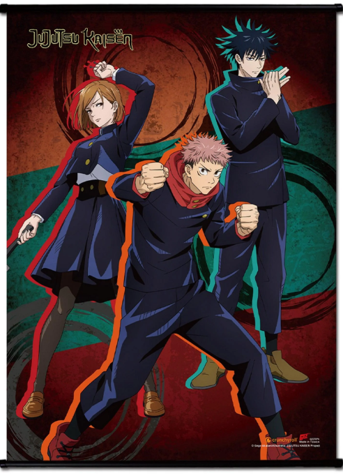 Jujutsu Kaisen - Character Group 01 Wall Scroll | Northern Ontario ...